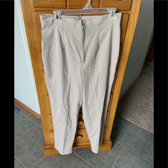 Fundamental Things | Pants & Jumpsuits | Fundamental Things Tan Gingham ...